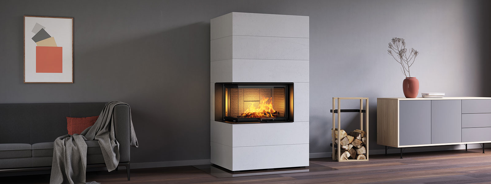 Cheminée ATTIKA "VISIO 2 Elément" - La Maison du Chauffage au Bois