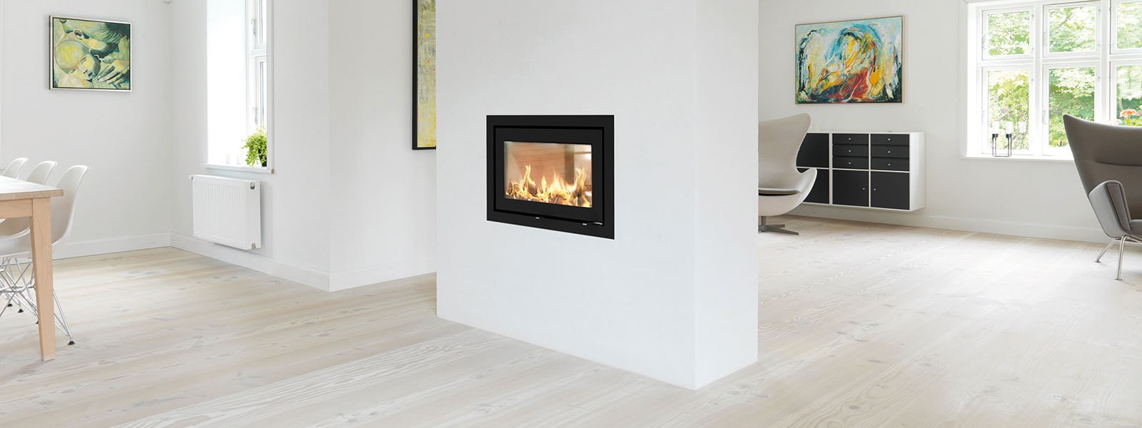 Cheminée ATTIKA "R 2:1" - La Maison du Chauffage au Bois