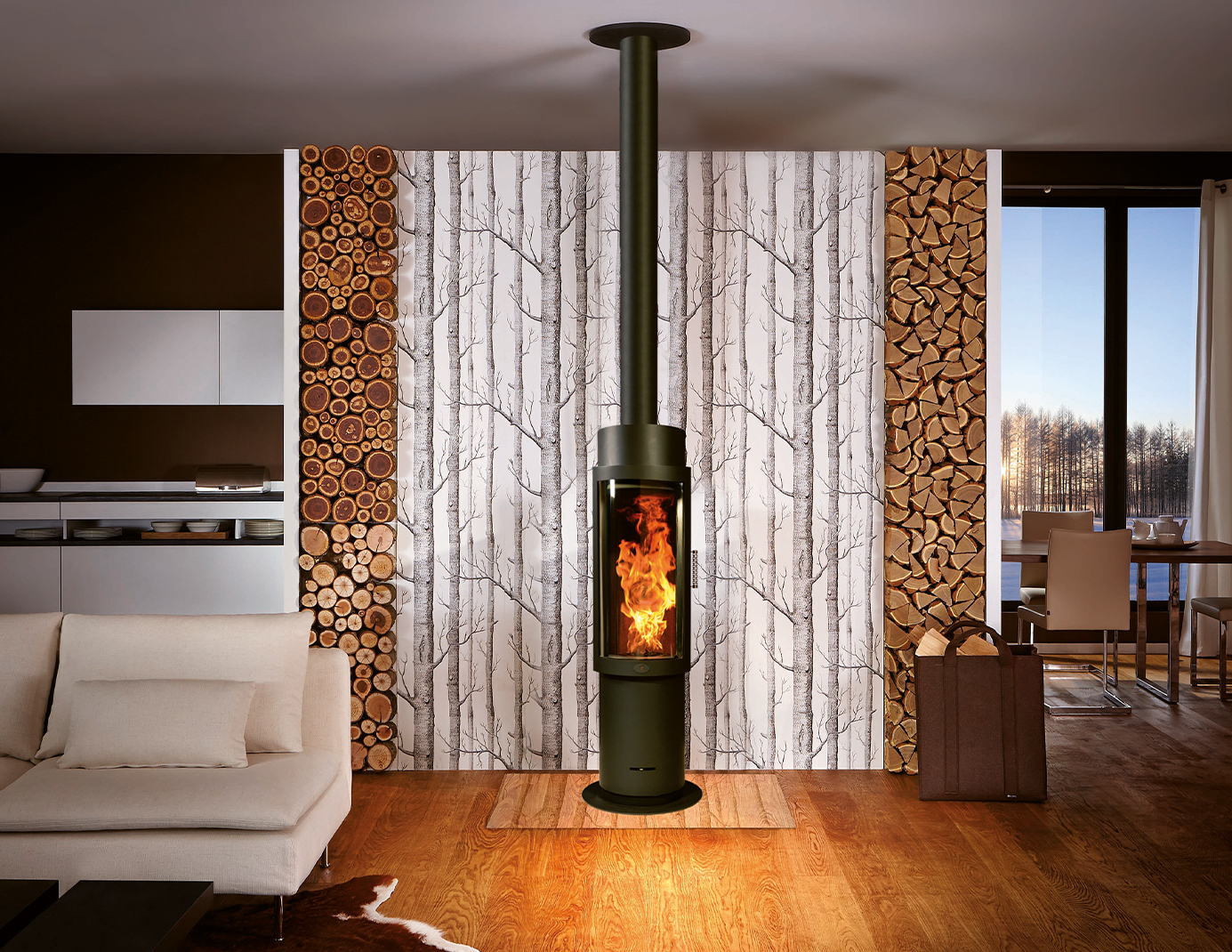Poêle à bois MAX BLANK "DIJON S" - La Maison du Chauffage au Bois