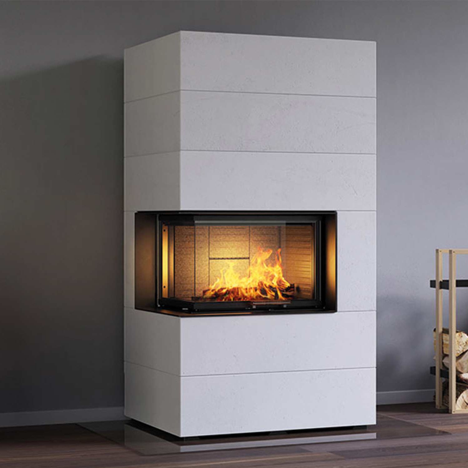 Cheminée ATTIKA « VISIO 2 L » 🌐 - La Maison du Chauffage au Bois